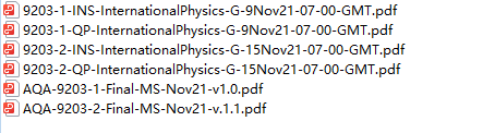 AQA ig physics 2021_nov DS笛思