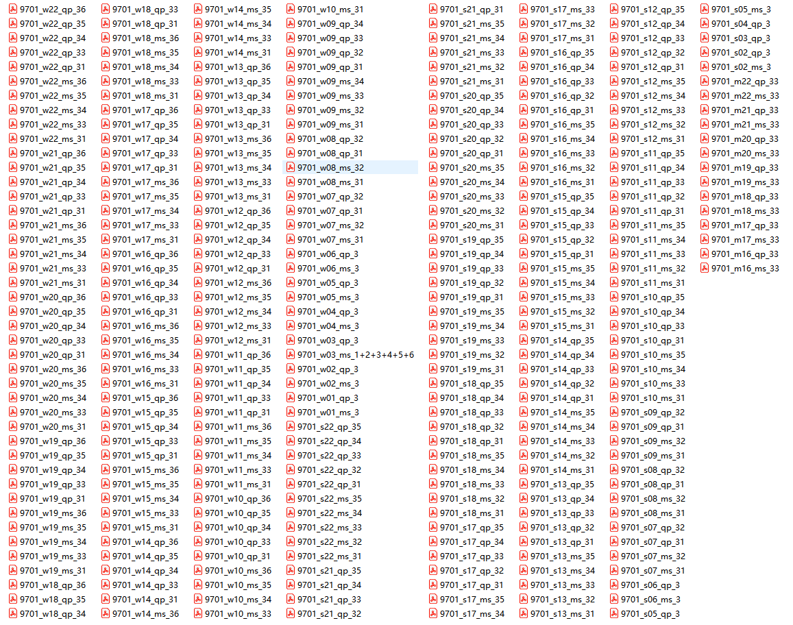 CAIE A LEVEL Chemistry 9701 P3 2002-2023 DS笛思-留学生备考资源平台